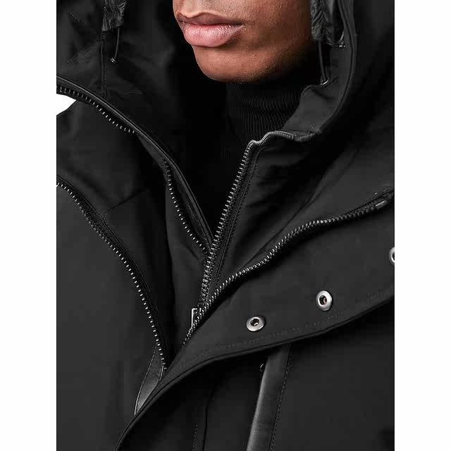 MackageDixon down pilot jacket men's down jacket removable wind