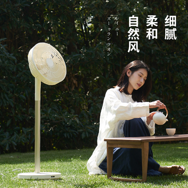 Japanese family's air circulating fan home quiet electric fan landing ...