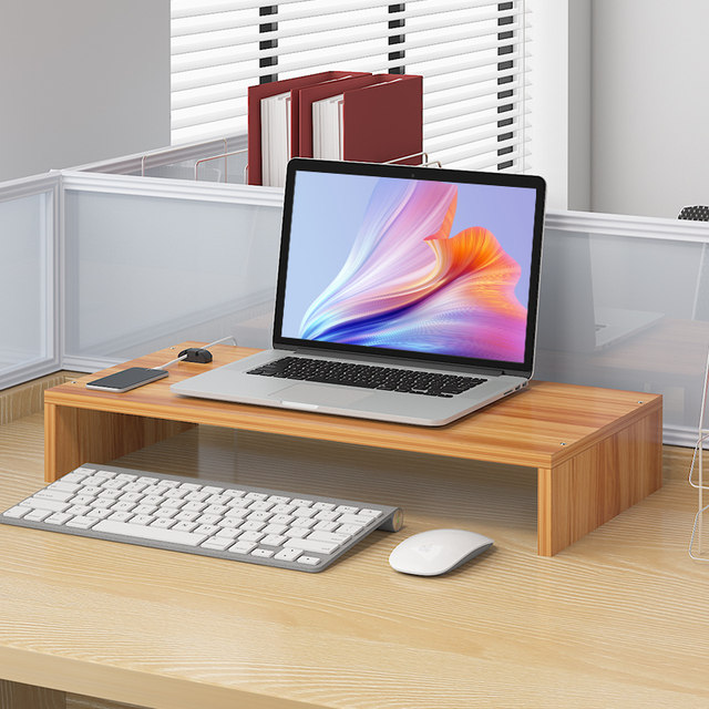 Office laptop stand workstation supplies computer elevated monitor ...