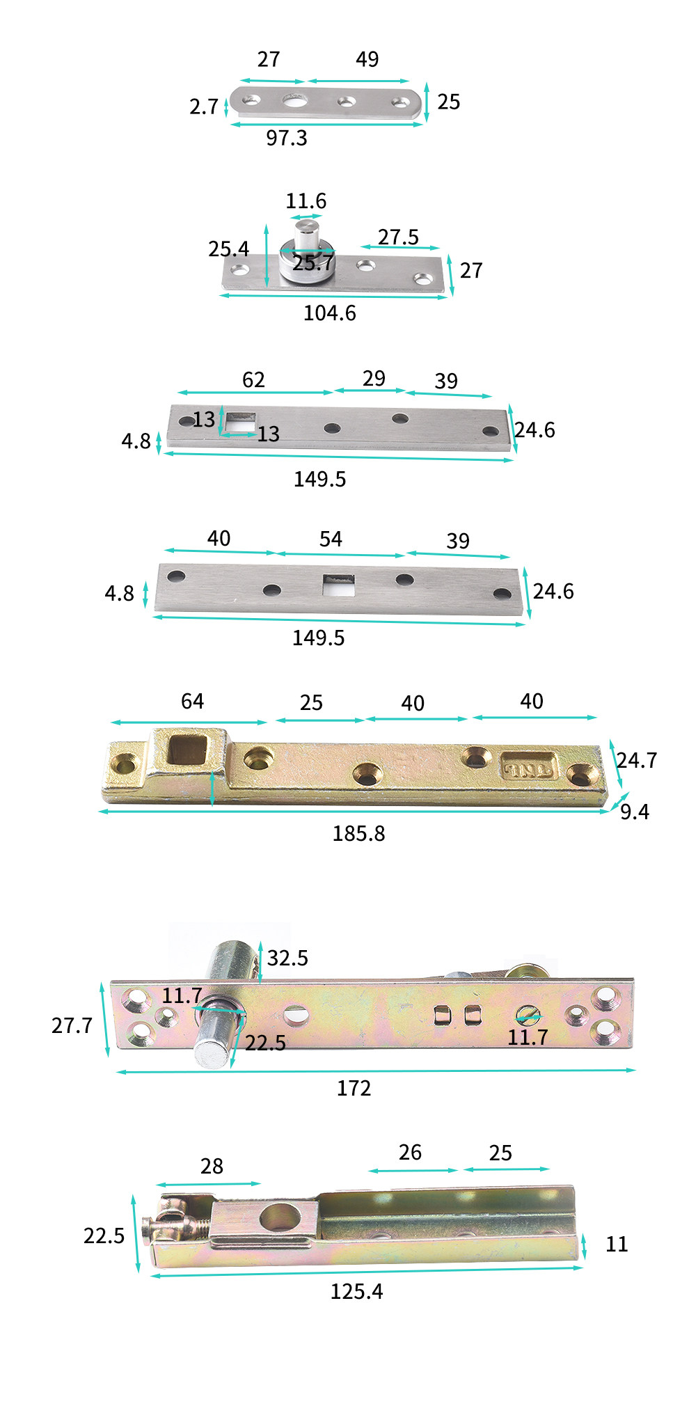 Revolving door accessories - (type a) off-axis fixed installation | Goodbit