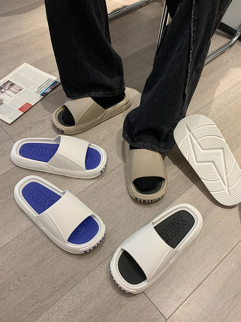 Men's niche trendy outdoor sports cool slippers Anti -slip and soft ...