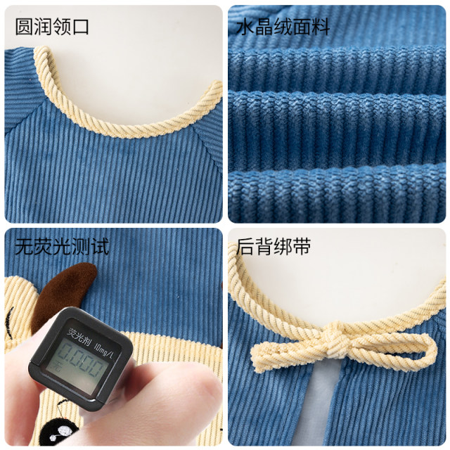 Children's eating smock waterproof and anti-dirty baby autumn and ...