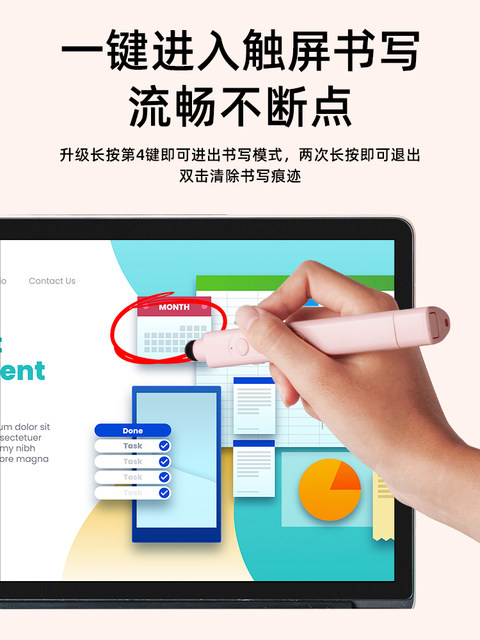 Page turning pen, telescopic pointer, multifunctional PPT remote ...