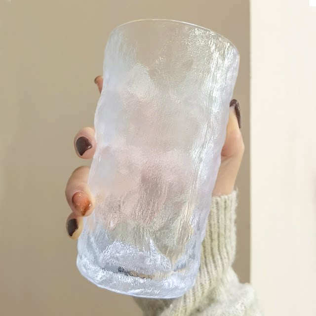 Glacier pattern glass matte inspiration water cup female milk coffee ...