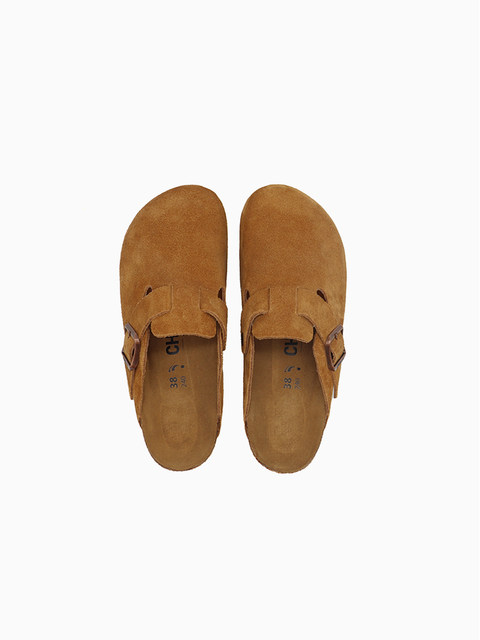 BEFFON north wind chilly Birkenstock shoes half-slip cork thick-soled ...