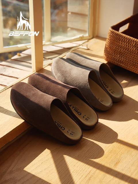 BEFFON North Style Birkenstock shoes for women with semi-tight thick ...