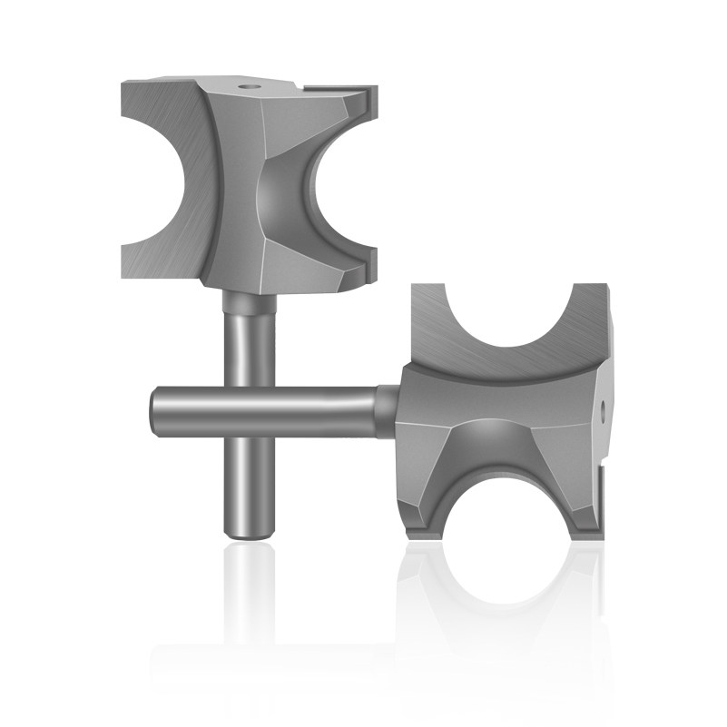Woodworking Half-Circle Milling Cutter for Trimming, Engraving Machine Head