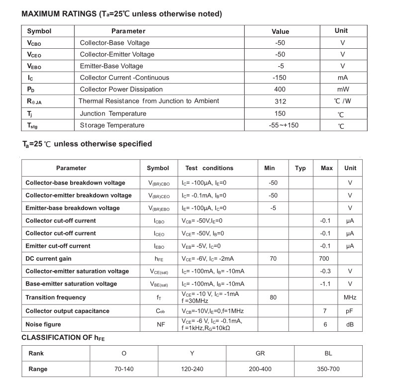Power Transistor 2SC945 C1815 C828A 2SA733 A1015 Plug-in TO92 NPN/PNP ...