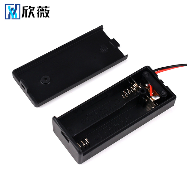 AA Battery Box With Switch, Cover, And Pins - 1/2/3/4 Cells | Xinwei ...