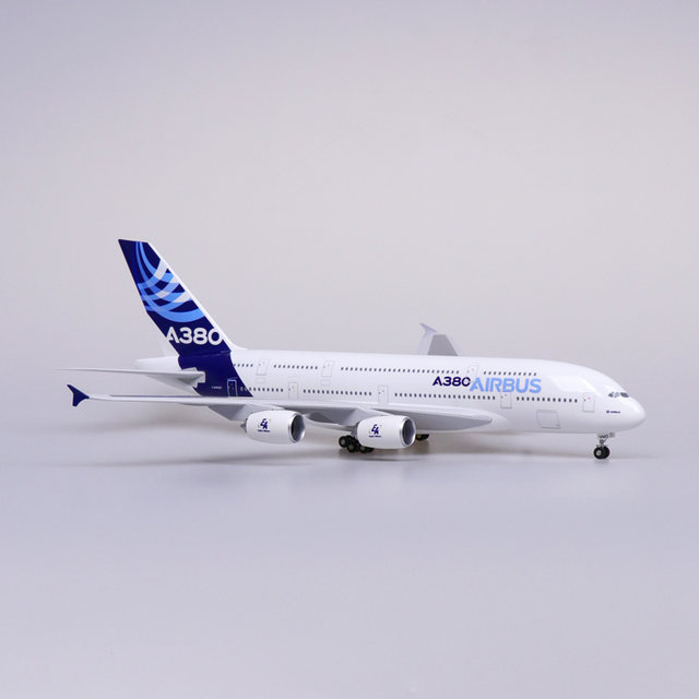 1:200 simulation ABS assembled with Airbus a380 prototype aircraft model passenger aircraft ...