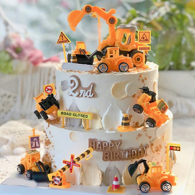 One-year-old cake double-layer children's birthday cake intra-city ...