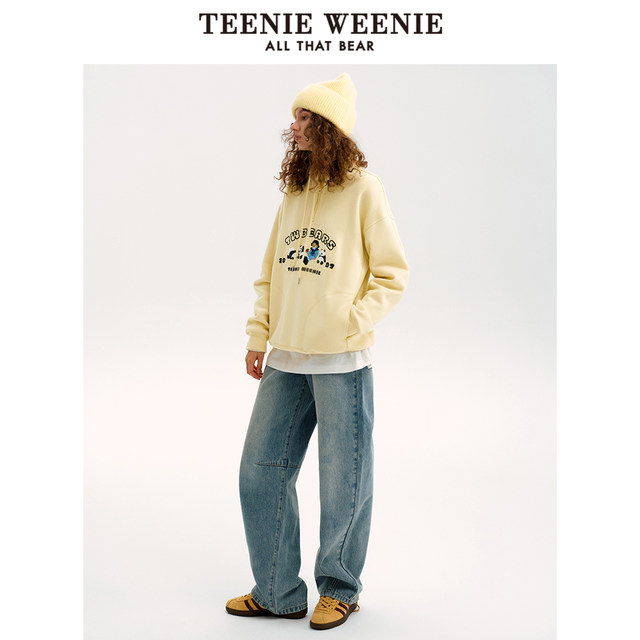 TeeniewEenie Little Bear Olewa Woman 2024 Winter College Casual Half ...