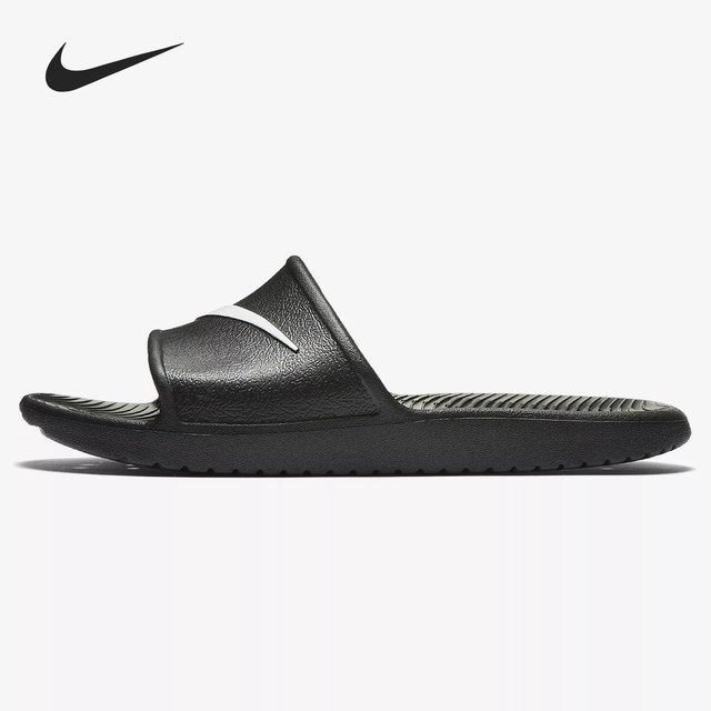 Nike/Nike authentic men's classic basketball sports casual slippers ...