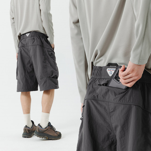 Nothommeblue Lanqi three -dimensional pocket workers and leisure pants ...