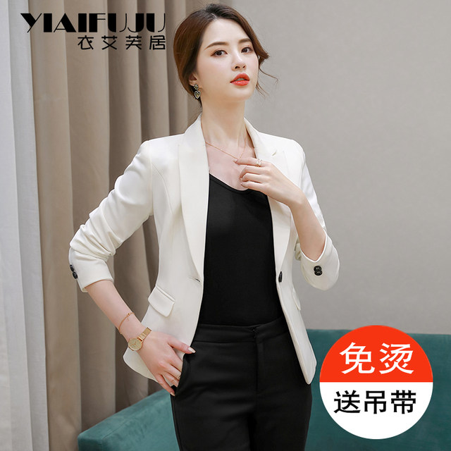 Small Blazer for Women, Workwear, Black, Stylish, Elegant, Spring and ...