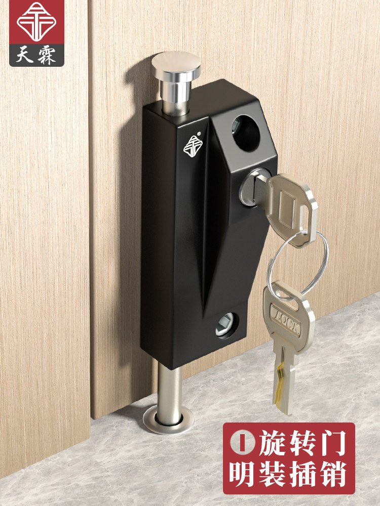 Zinc Alloy Revolving Door Lock - Interior Door Latch - Tianlin Lc-001