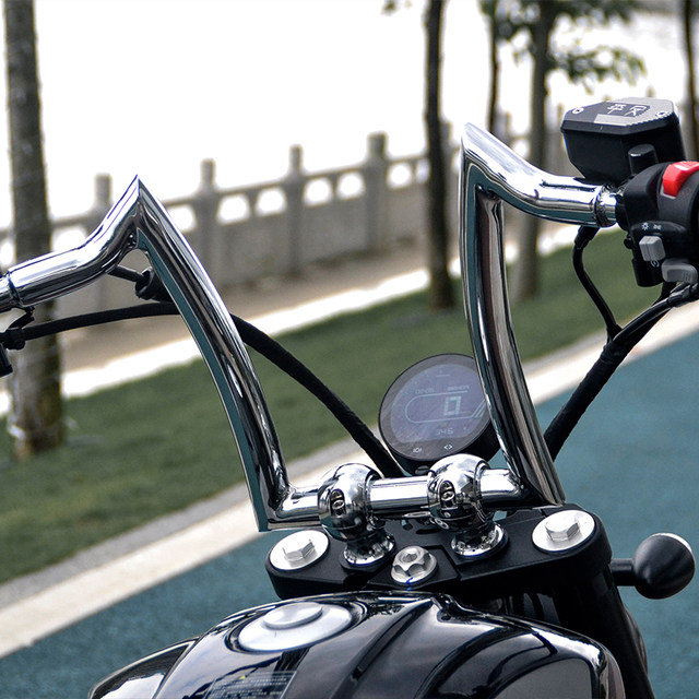 Benda Greystone 250 modified high handlebars, comfortable ape handles ...