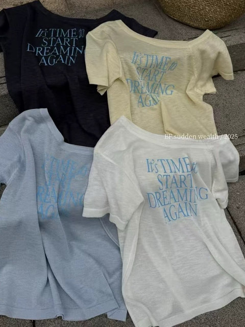 Thirteen Lines Women's Clothing 2025 Summer New Design Slightly Slanted ...