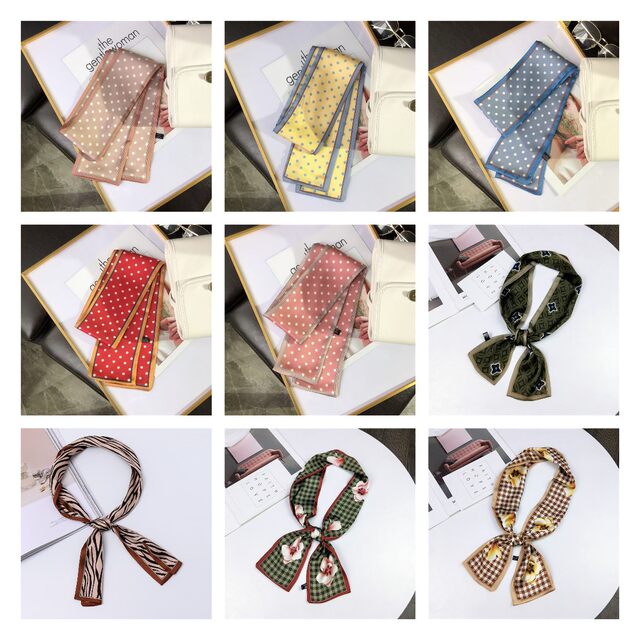Clearance new sharp corner silk scarf for women spring, autumn and ...