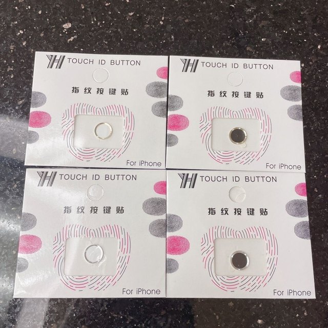 Apple 8Plus fingerprint button sticker iPhone6s5S5S4S78SE2SE3 metal ...