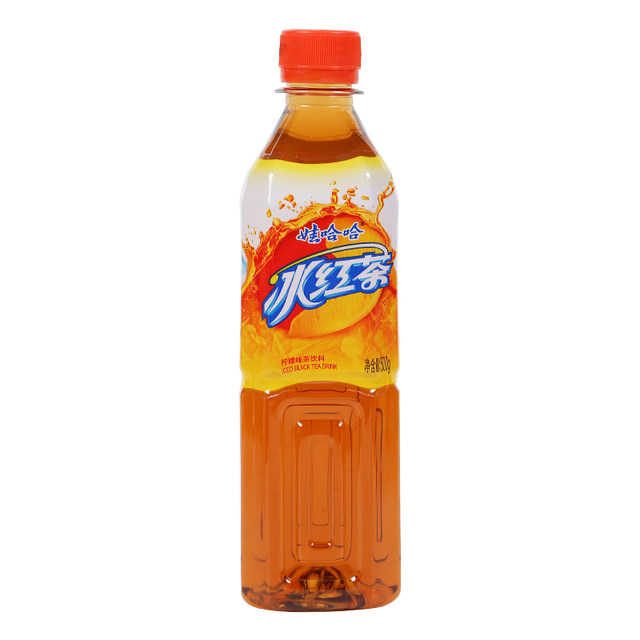 Wahaha iced black tea drink 500ml*16 bottles of Wahaha green tea ...