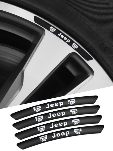 Jeep Jeep Liberty Wrangler Compass Grand Cherokee wheel hub sticker ...