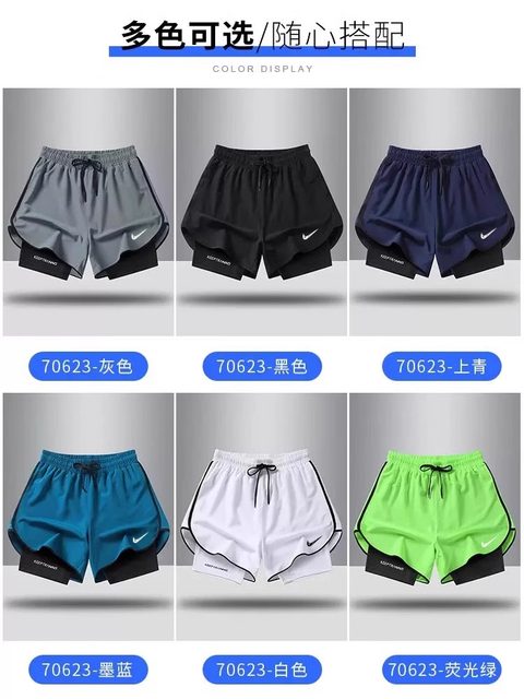 Brand discount sports shorts for men and women summer fitness running quick-drying three-point ...