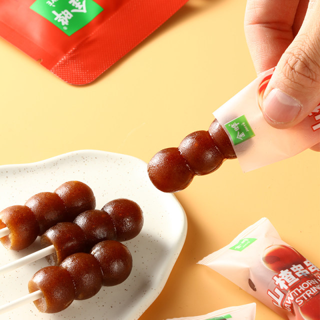 Jinye hawthorn fruit skewers candied haws and hawthorn lollipops without added preservatives ...