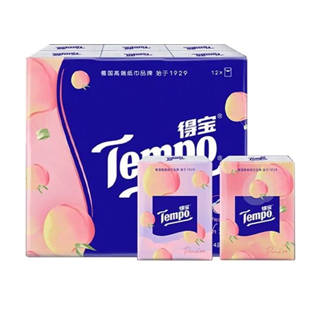 Tempo Tempo Tissue Handkerchief Paper Cherry Blossom Jasmine Fir Coffee ...