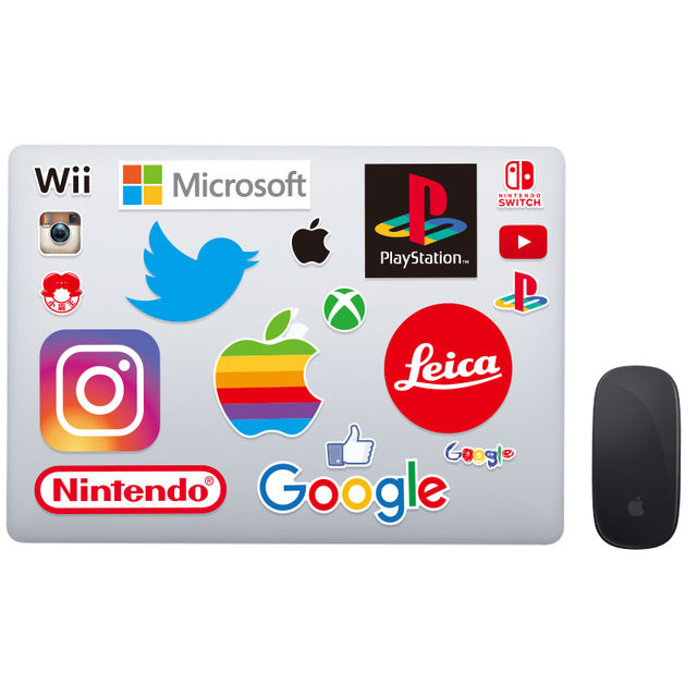 Digital program, trendy brand LOGO sticker, personalized laptop, tablet ...