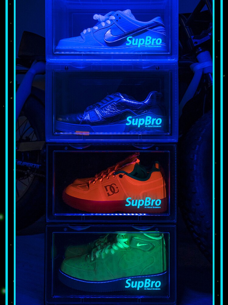 Boîte à Chaussures Supbro Ouverture Latérale - Rangement Transparent ...