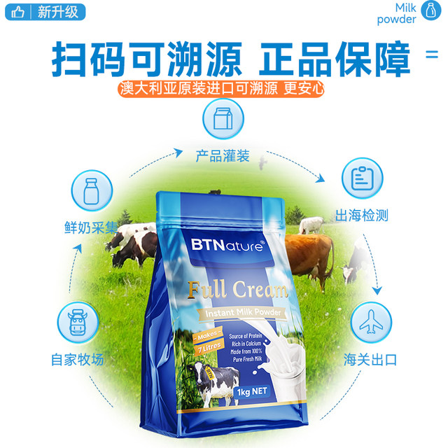 Double 11 pre-sale imported milk powder for adults, girls, middle-aged ...