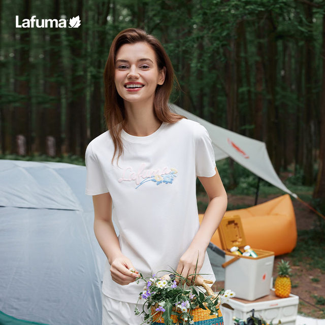 LAFUMA outdoor 24 new summer couple style cool printed short-sleeved T ...