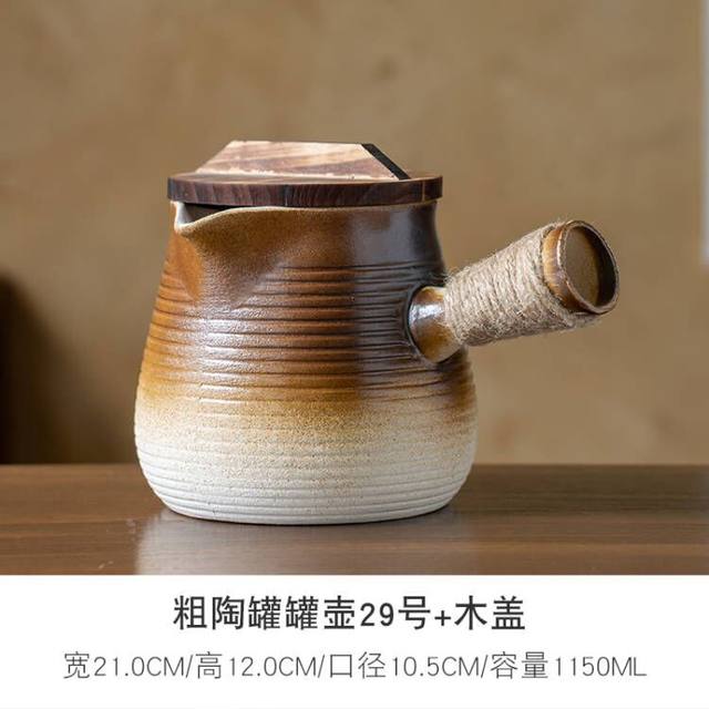 Canned tea making teapot household indoor Internet celebrity pottery ...