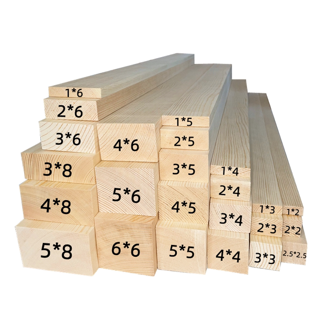 Pine wood strips solid wood material customized wooden strips long ...