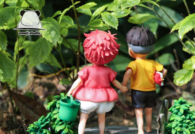 YYGK spot Sousuke/Ponyo Miyazaki Hayao Ponyo figure statue GK model on ...