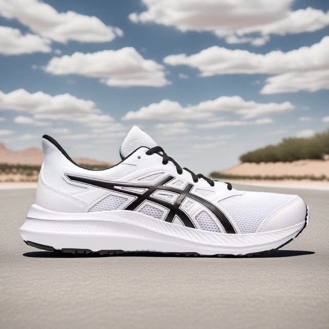 Large size wide e 4E Ashi men's running shoes men's shoes Black warrior ...