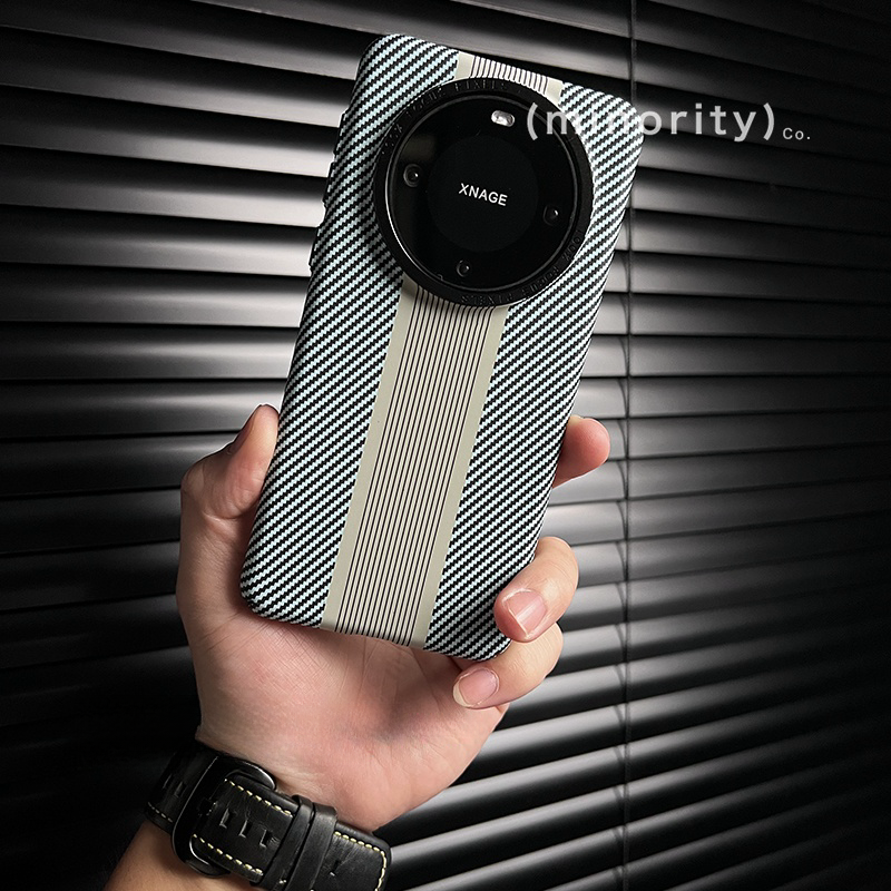 Carbon fiber pattern magnetic suction suitable for Huawei mate60pro mobile phone case new mt50 ...