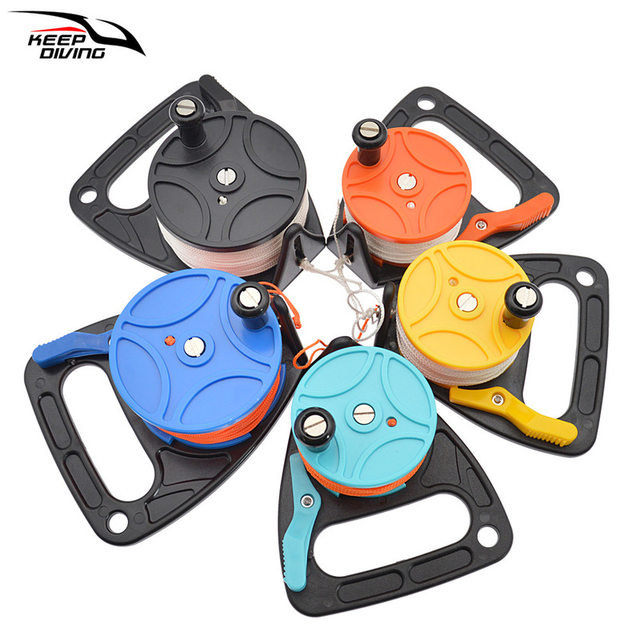 46/83 meters diving handle reel scuba deep diving cave exile technical ...