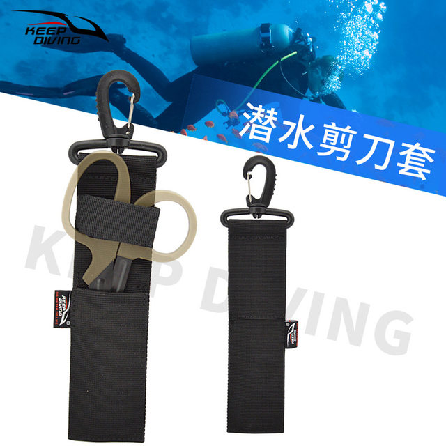 Scuba diving scissor cover wearable webbing underwater escape elbow ...