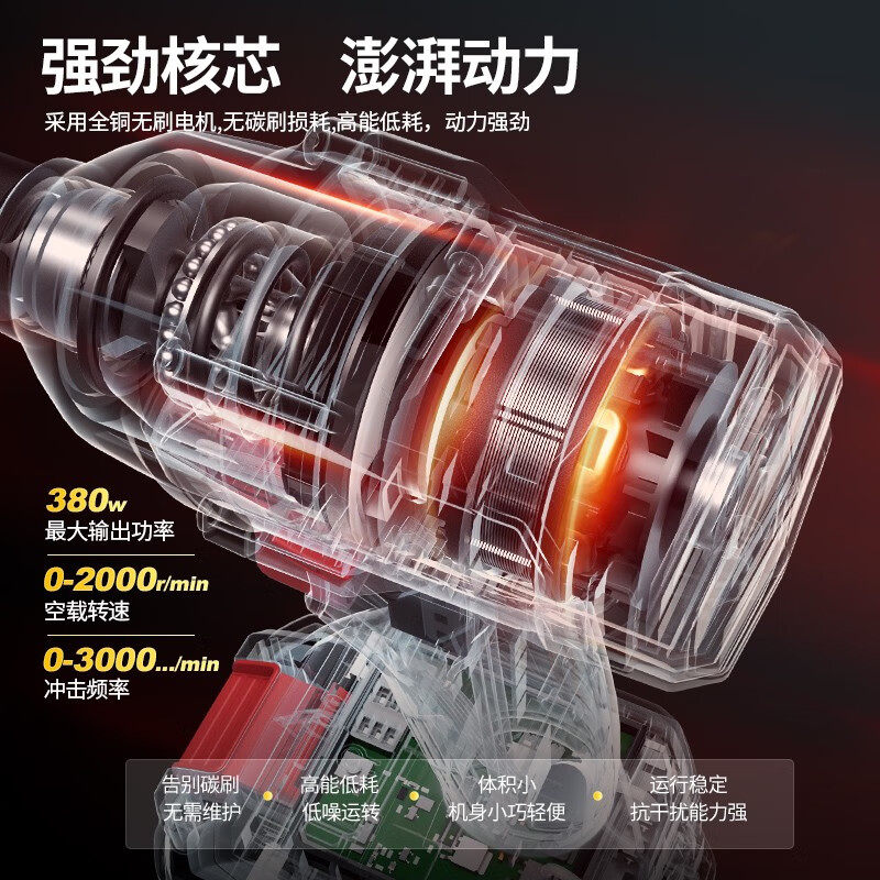 Dongcheng 20V Brushless Impact Wrench - DCPB298