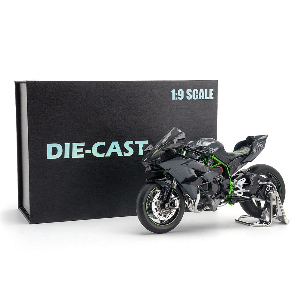 1:9 Kawasaki h2r motorcycle model alloy simulation motorcycle figure ...