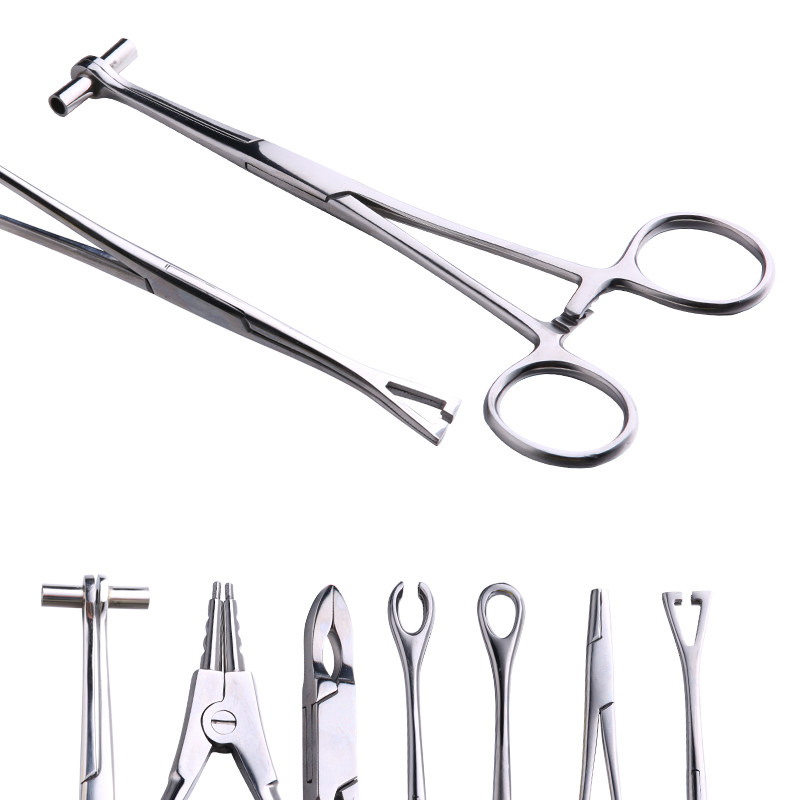 Rockboil Stainless Steel Piercing Forceps - Pliers