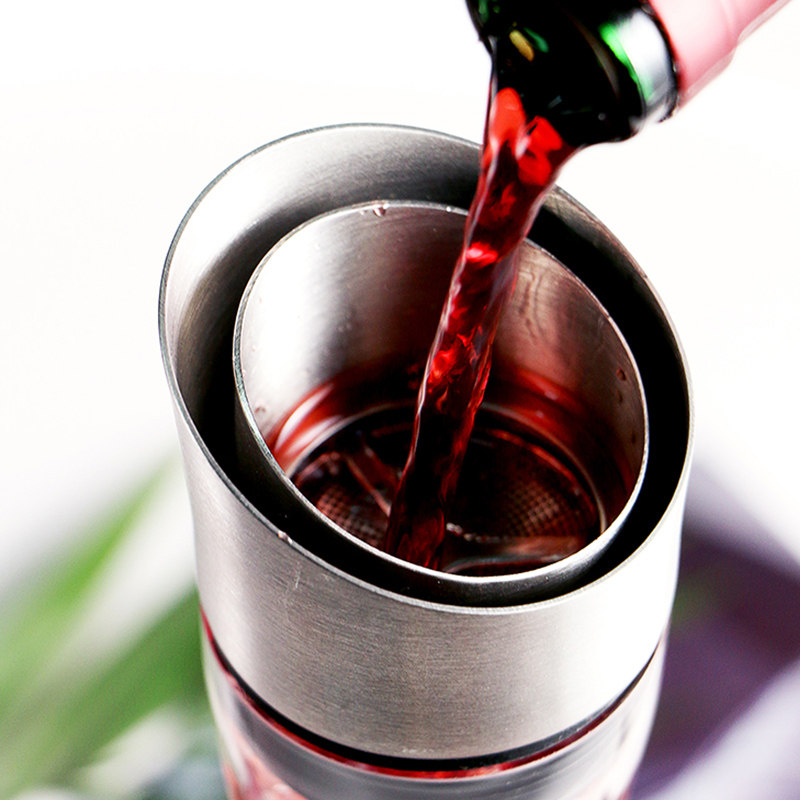 Decantatore per Vino Modu Waterfall - Acciaio Inossidabile e Filtro in ...