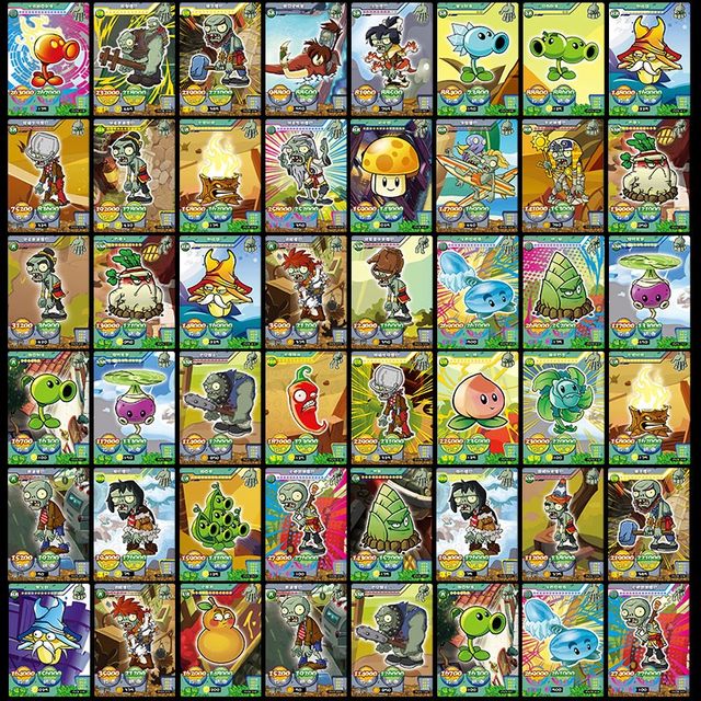 Plants vs. zombies card 2 flash card ar card two card book genuine card ...