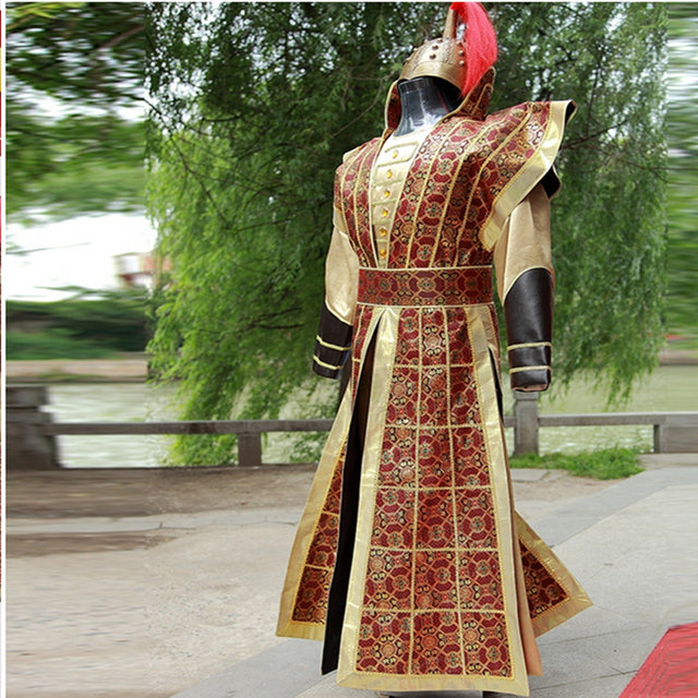 Ancient costume Tang suit Hanfu general suit armor armor soldier ...