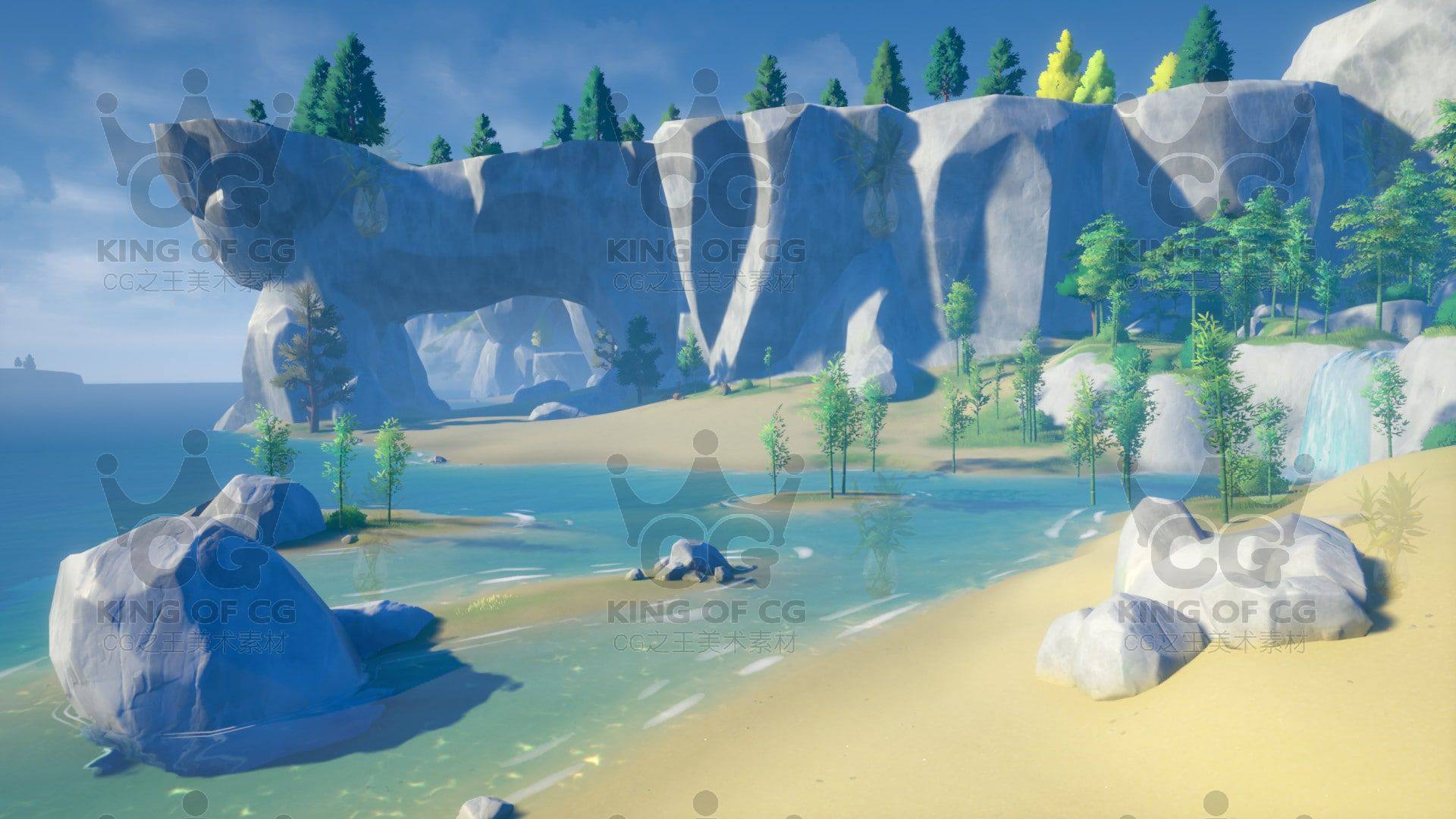 Ue5 Unreal Engine Full Features Stylized Genshin Impact Zelda Lod ...