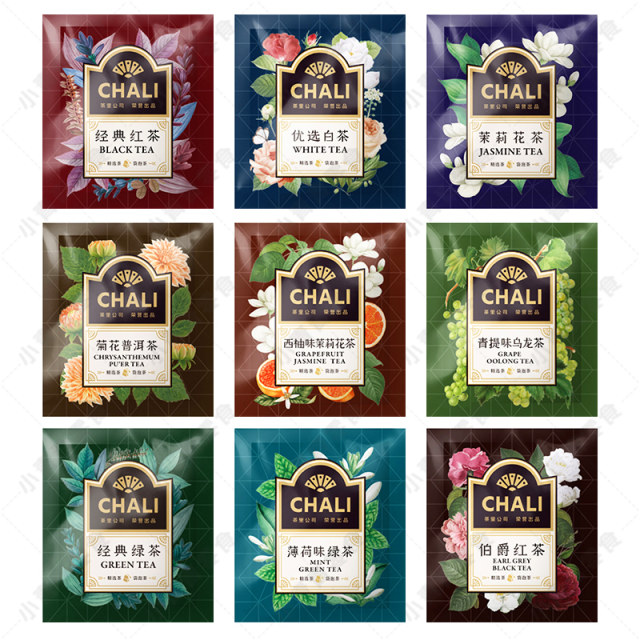 ChaLi Tea Selected Tea Bags British Black Tea White Peach Oolong ...