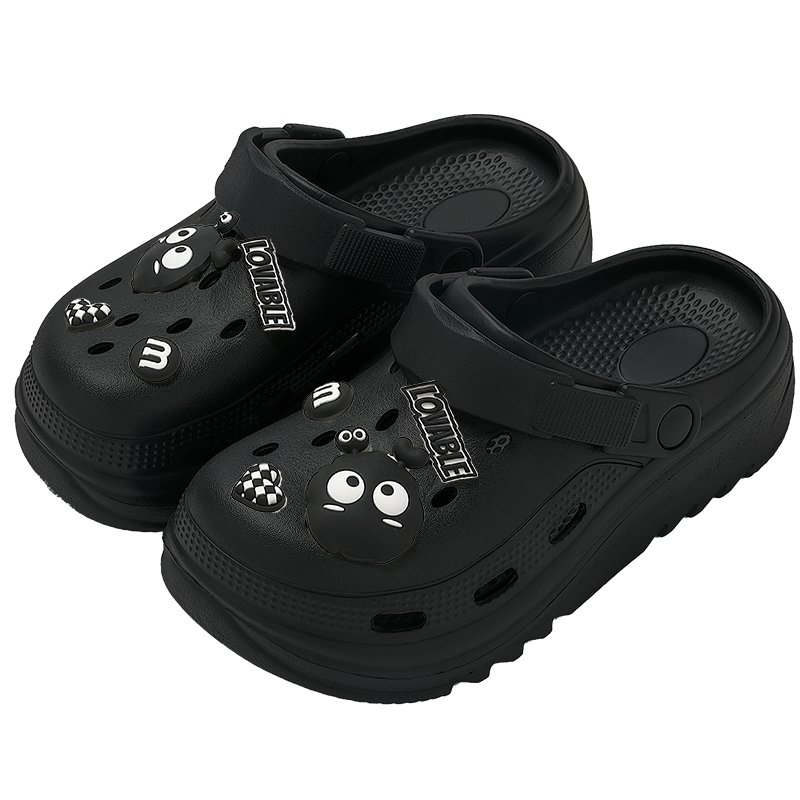 Croc shoes men's 2024 new summer outer wear sports thick-soled non-slip ...