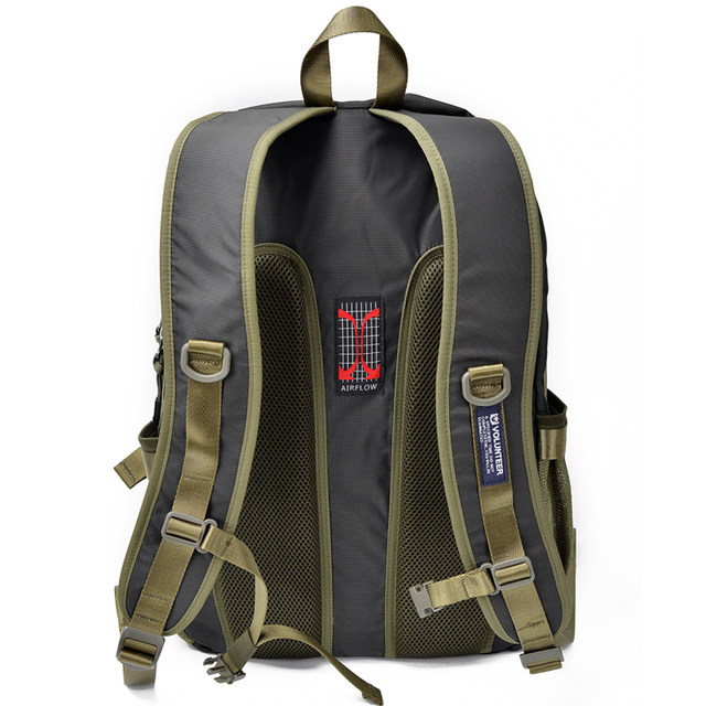 Summer backpack men's lightweight canvas bag Oxford cloth men's large ...